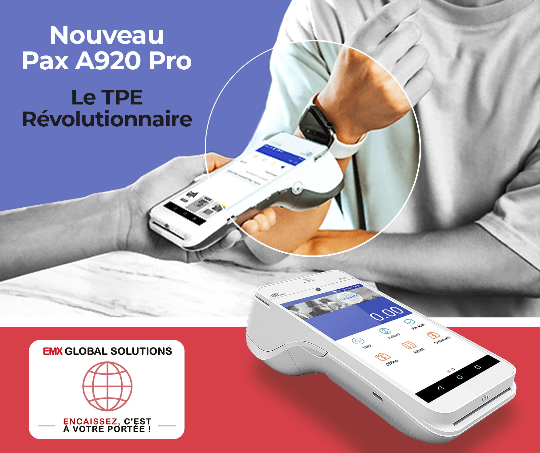 Jual Mesin Printer EDC ANDROID A920 EDC PAX SPBU A 920 | Indonesia